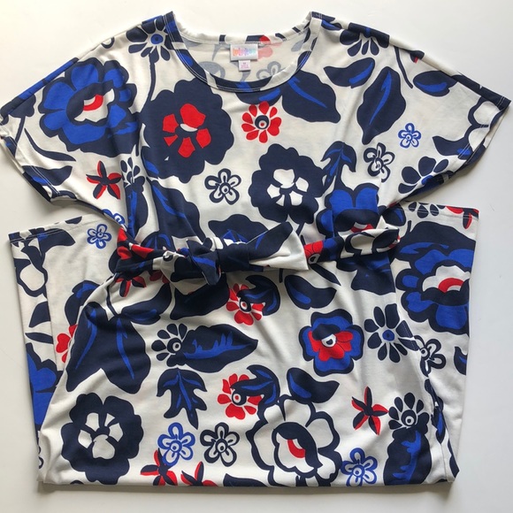 LuLaRoe | Dresses | Lularoe Marley Dolman Sleeve Dress With Sashbelt ...